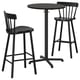 STENSELE / NORRARYD bar table and 2 bar stools, anthracite anthracite ...