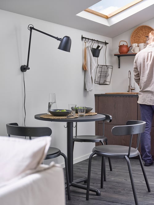 STENSELE table, anthracite/anthracite, 273/8" - IKEA