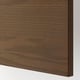 STENSTA cover panel, dark brown ash veneer, 25x30" - IKEA