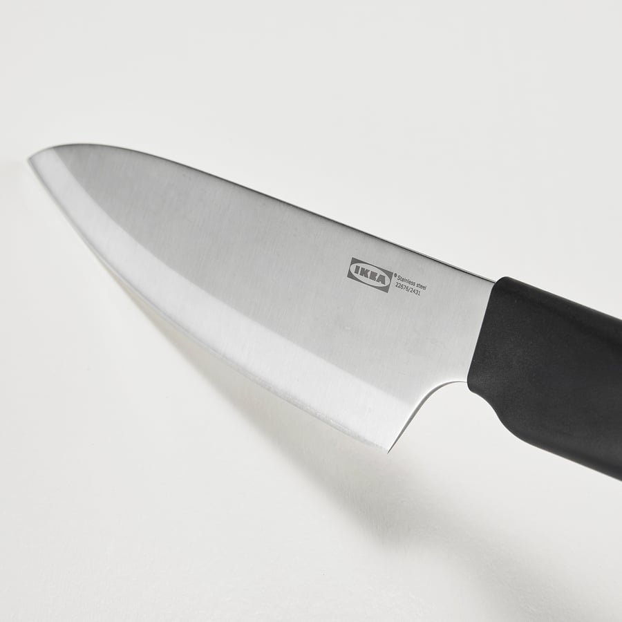 STJÄRNSTÖR chef's knife, stainless steel/dark gray, 6" - IKEA