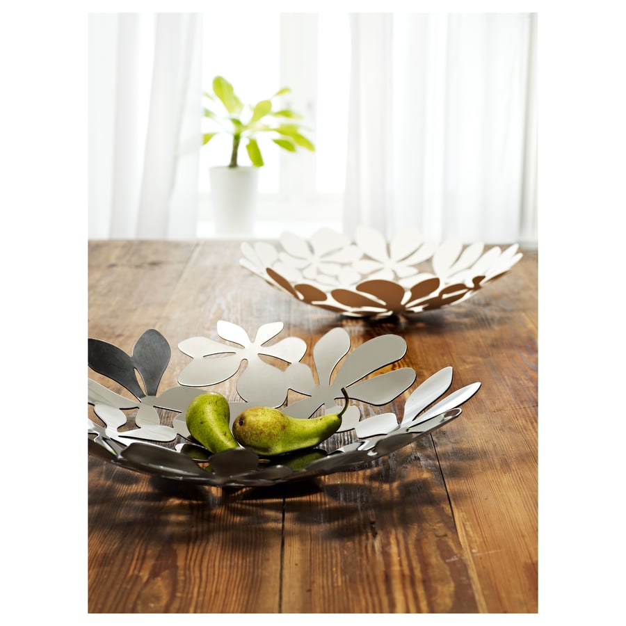 STOCKHOLM bowl, stainless steel, 16 ½" - IKEA