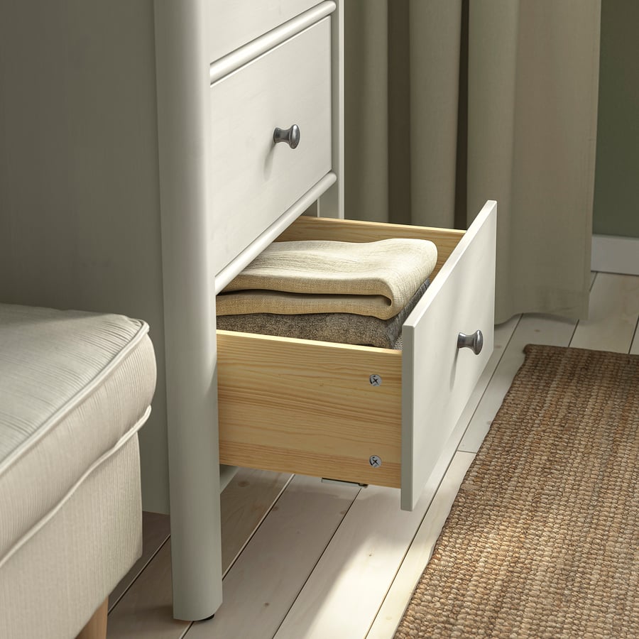 STOREMOLLA 5-drawer dresser, light grey-beige stained, 243/4x195/8x515 ...