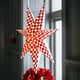 STRÅLA 28" Red & White Checkered Lamp Shade - IKEA