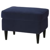 STRANDMON Ottoman, Vibberbo black/beige - IKEA