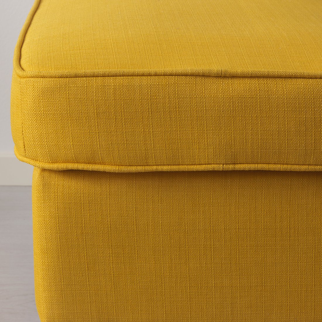 STRANDMON Ottoman, Skiftebo yellow - IKEA