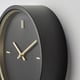 STURSK wall clock, black, 10 ¼" - IKEA