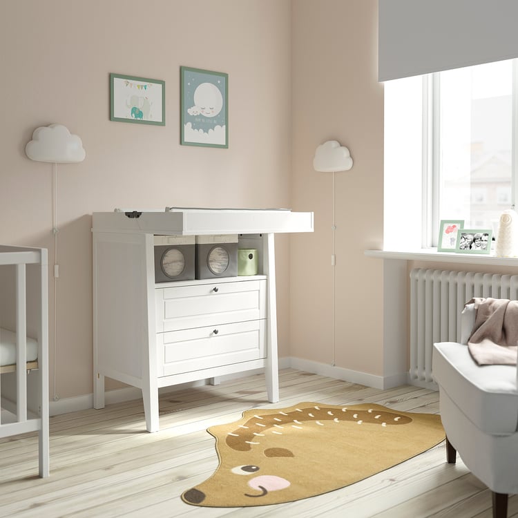 SUNDVIK changing table/chest, white - IKEA