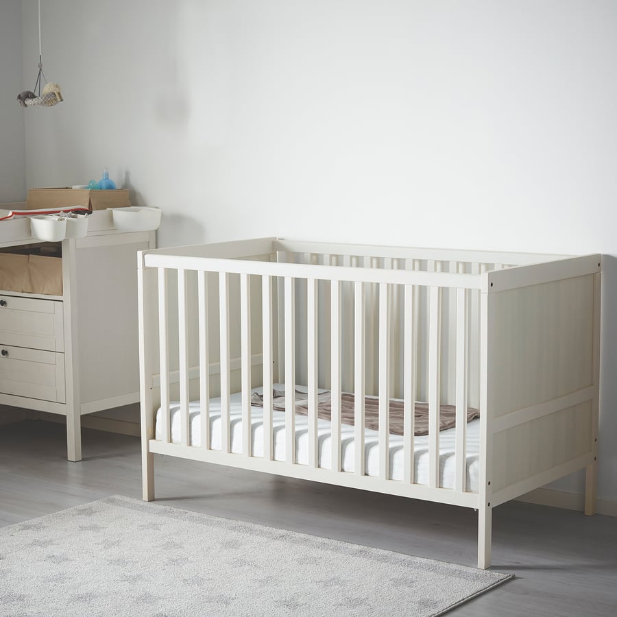 SUNDVIK Crib, white, 27 1/2x52" - IKEA