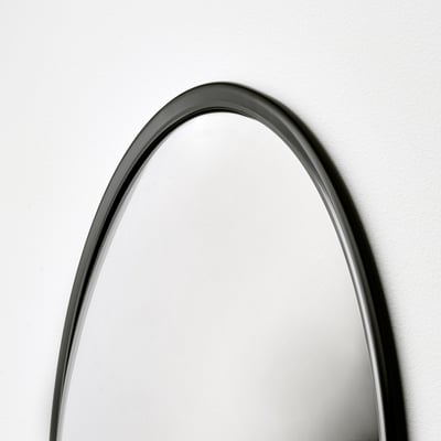 SVARTBJÖRK decorative convex mirror, black, 161/8" - IKEA