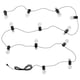 SVARTRÅ LED string light with 12 lights, outdoor black - IKEA