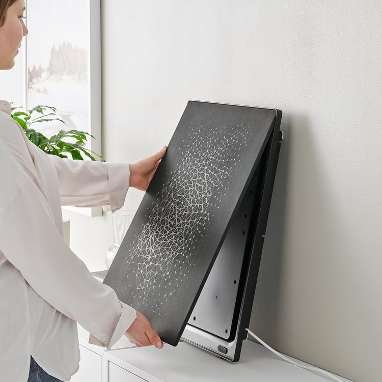 SYMFONISK picture frame w Sonos Wi-Fi speaker, black/smart - IKEA