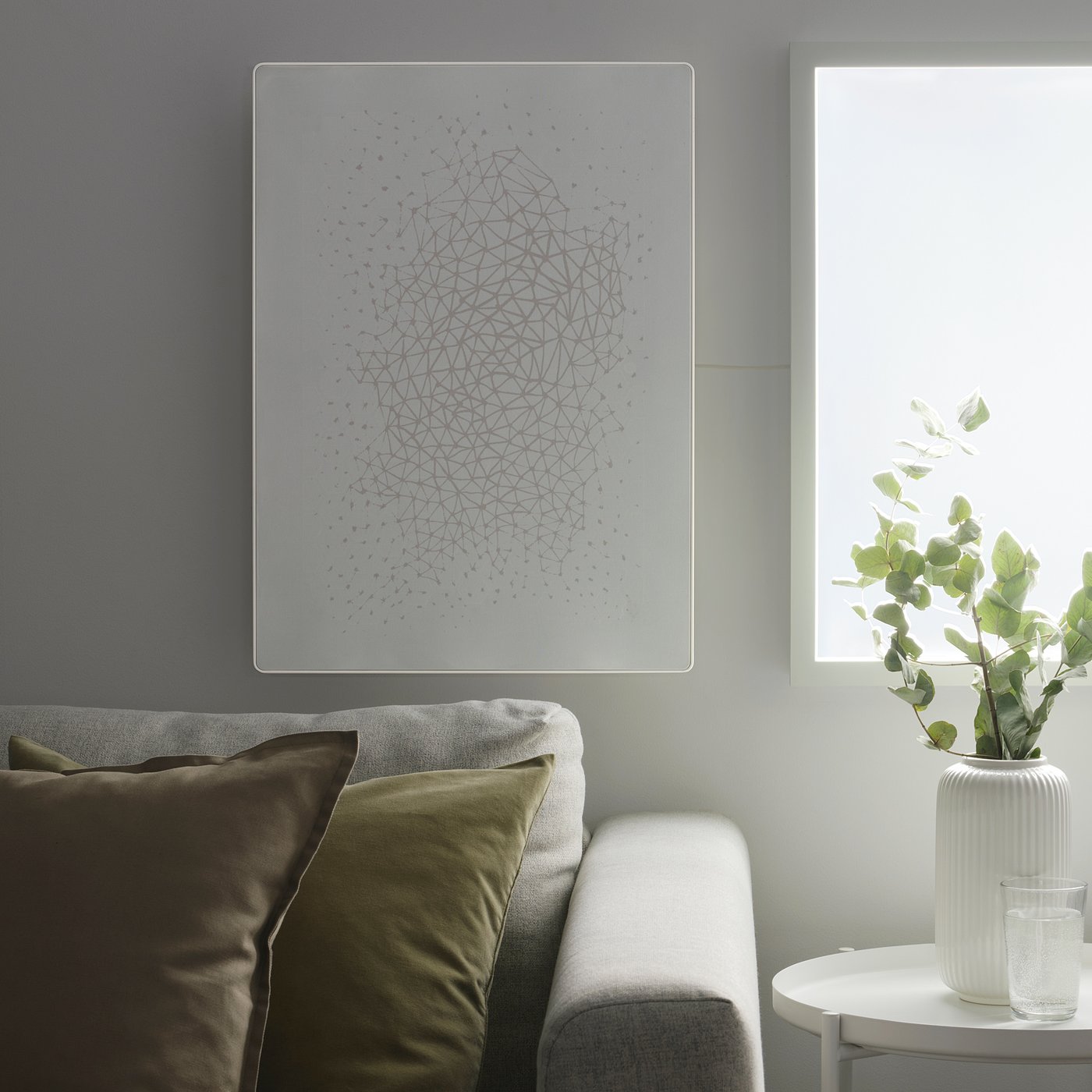 SYMFONISK picture frame w Sonos Wi-Fi speaker, white/smart - IKEA