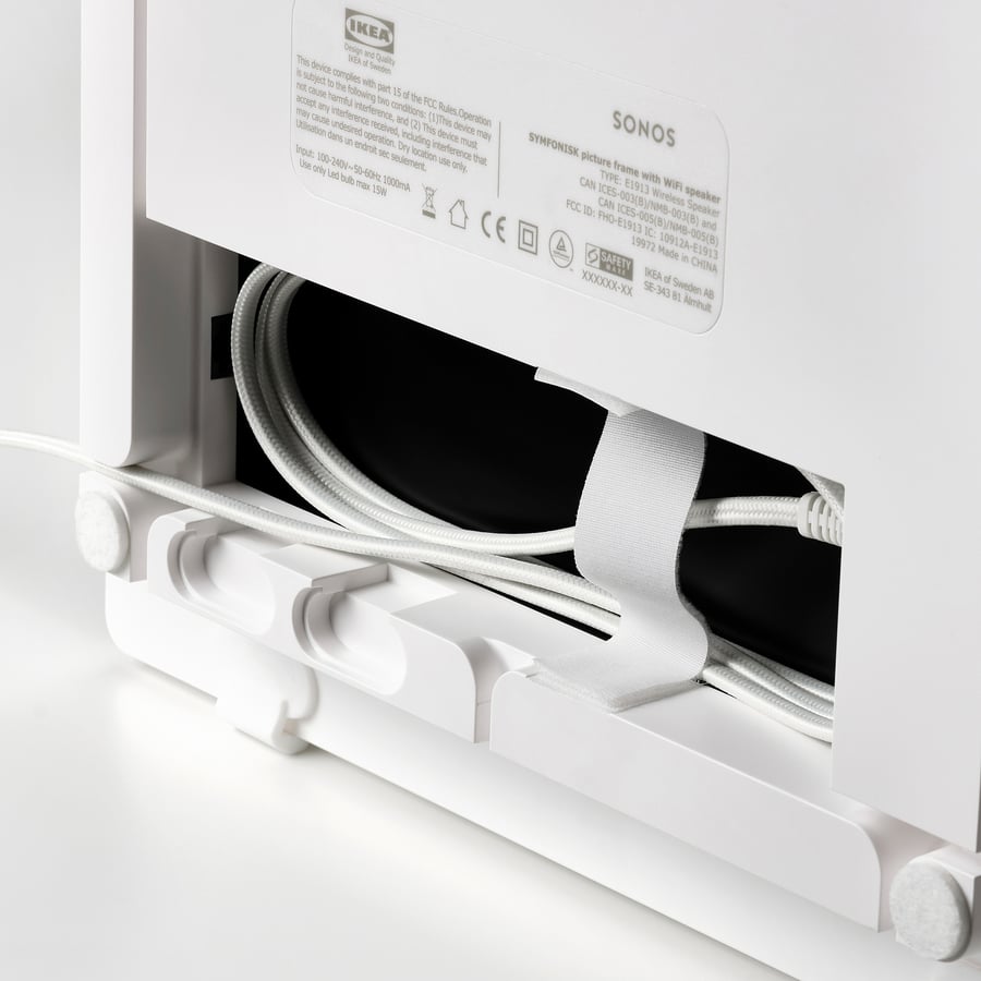 SYMFONISK picture frame w Sonos Wi-Fi speaker, white/smart - IKEA