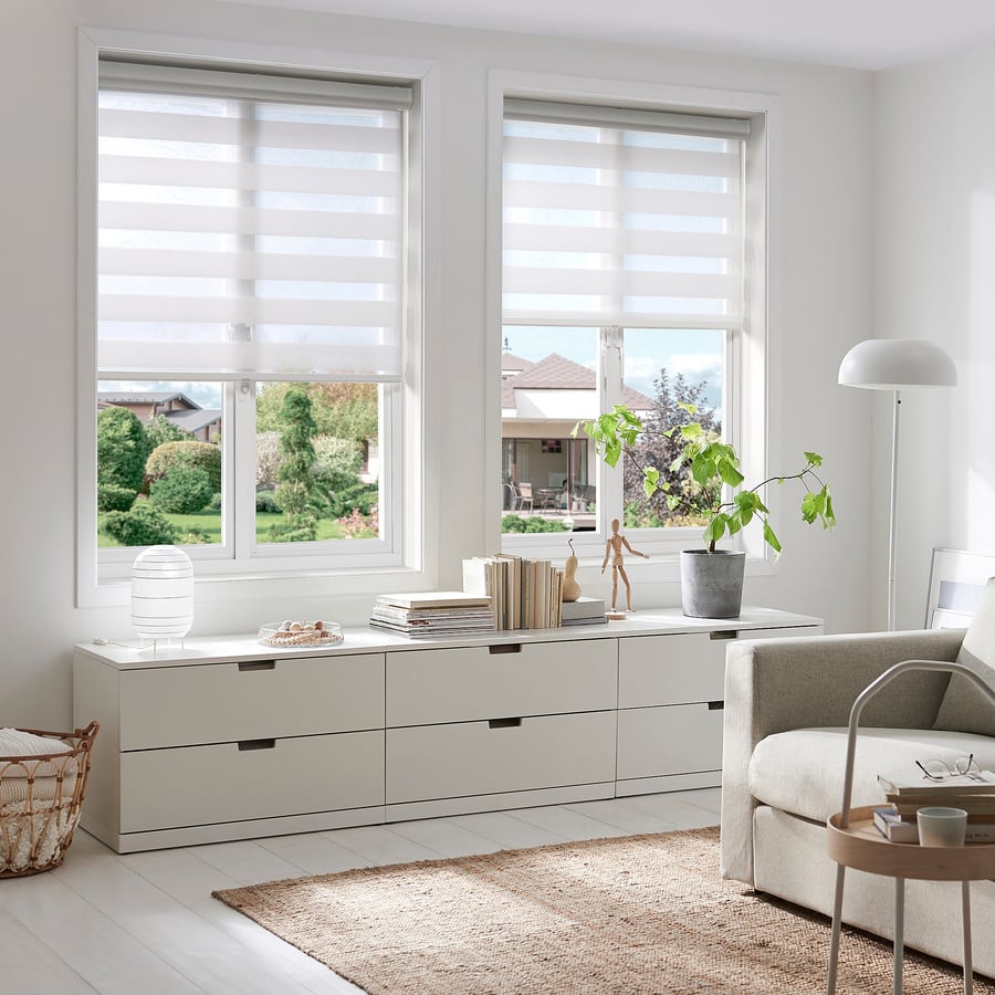 TANDLUNDFLY double layered blind, 48x98 ½" - IKEA