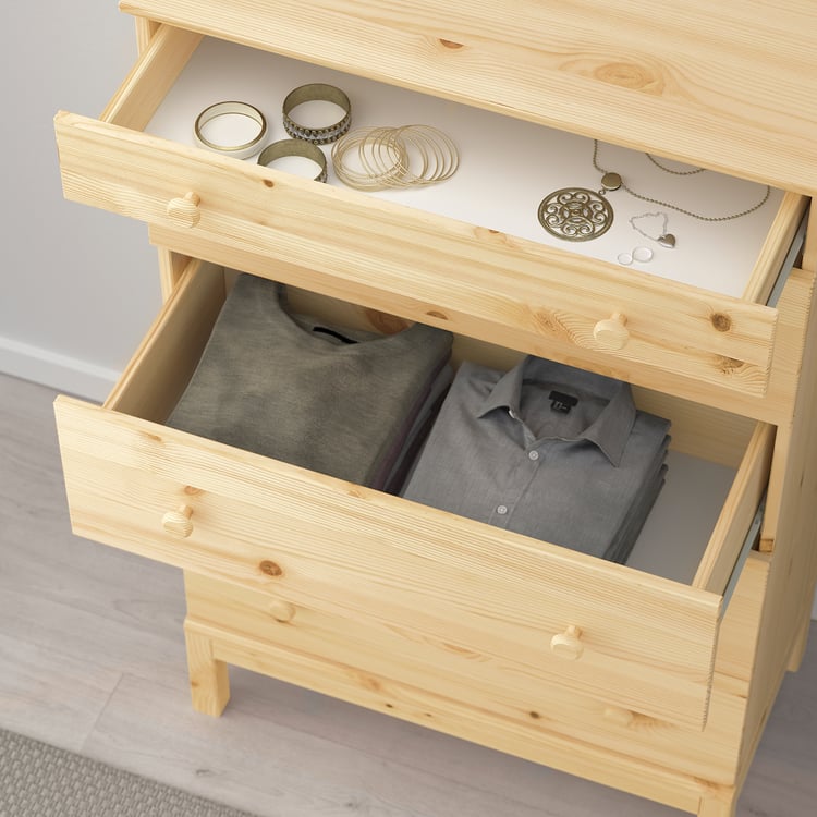 TARVA 5-drawer dresser, pine, 297/8x50" - IKEA