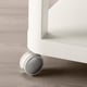 TINGBY Side table on casters, white, 19 5/8x19 5/8" - IKEA