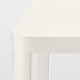 TINGBY Side table on casters, white, 19 5/8x19 5/8" - IKEA