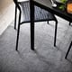 TIPHEDE rug, flatwoven, black/natural, 5'1"x7'3" - IKEA
