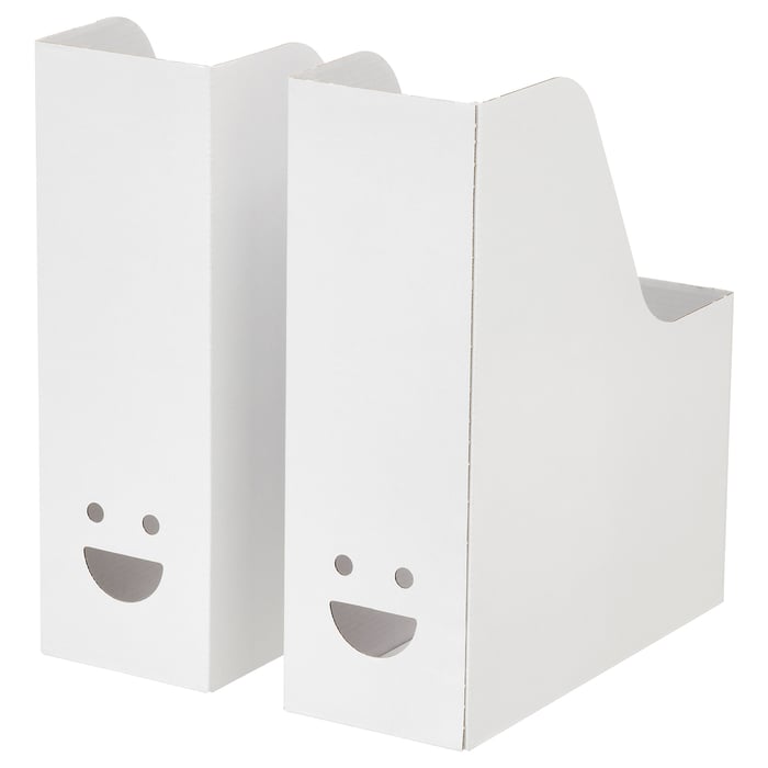 TJABBA magazine file, white - IKEA