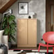 TONSTAD cabinet with sliding doors, oak veneer, 321/8x145/8x471/4" - IKEA