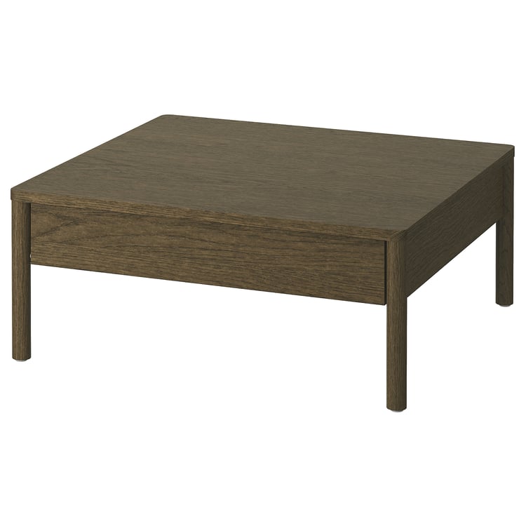 TONSTAD coffee table, brown stained oak veneer, 331/8x321/4" - IKEA