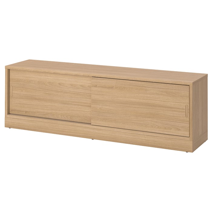 TONSTAD TV unit, oak veneer, 701/4x145/8x215/8" - IKEA