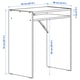 TORALD desk, white, 255/8x153/4" - IKEA
