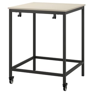 TROTTEN Table, beige/anthracite, 311/2x311/2" - IKEA
