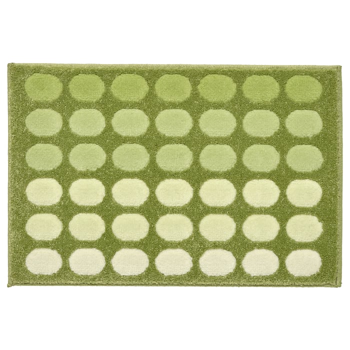 TUNNELBANA door mat, light green, 2'0"x2'11" - IKEA