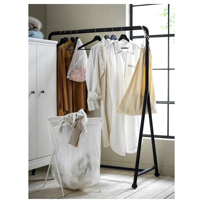 TURBO Clothes rack, indoor/outdoor, black - IKEA