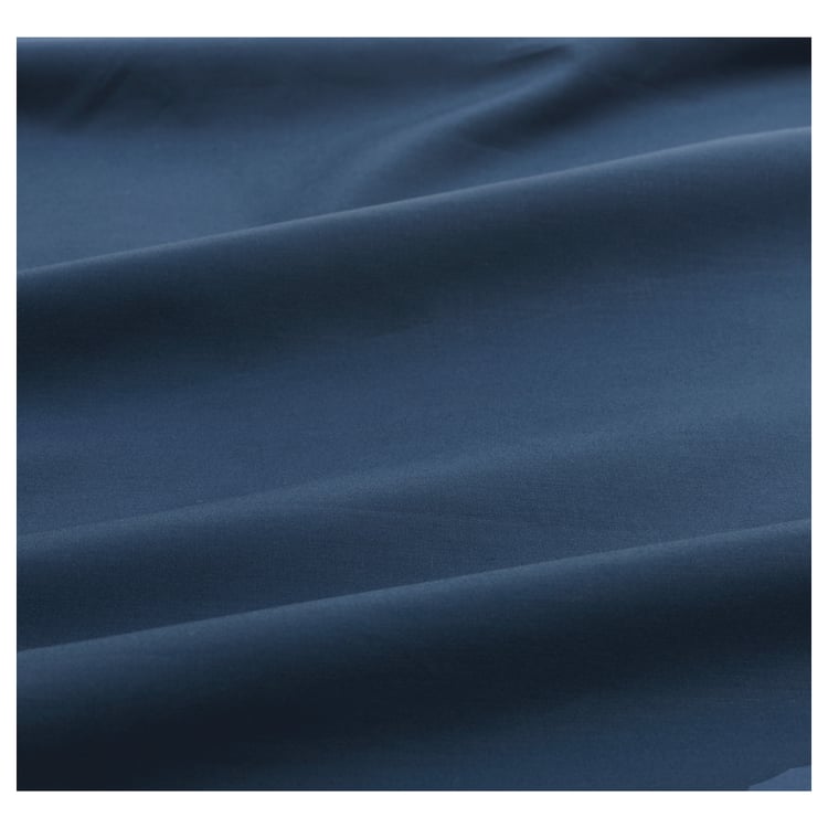 ULLVIDE fitted sheet, dark blue, Full/Double - IKEA