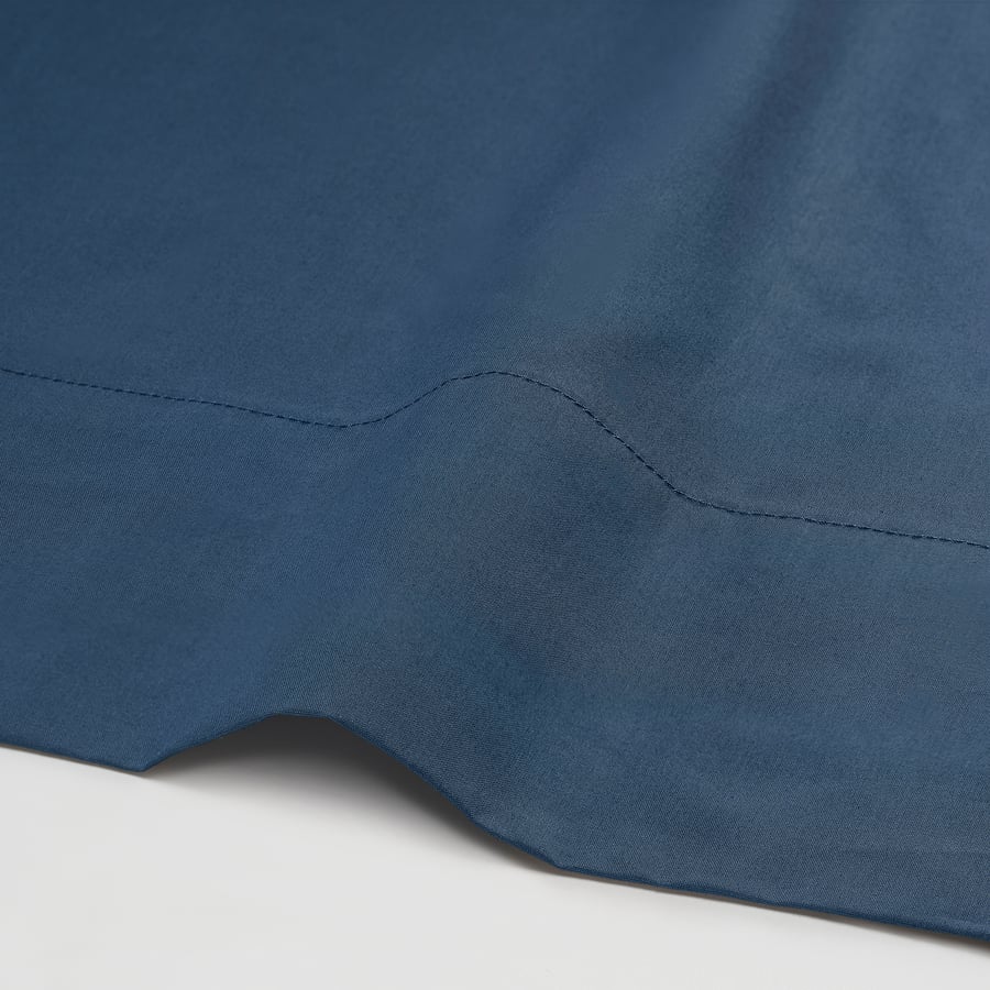 ULLVIDE sheet set, dark blue, Full/Double - IKEA