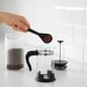 UPPHETTA French press coffee maker, glass, stainless steel, Height: 7 ...