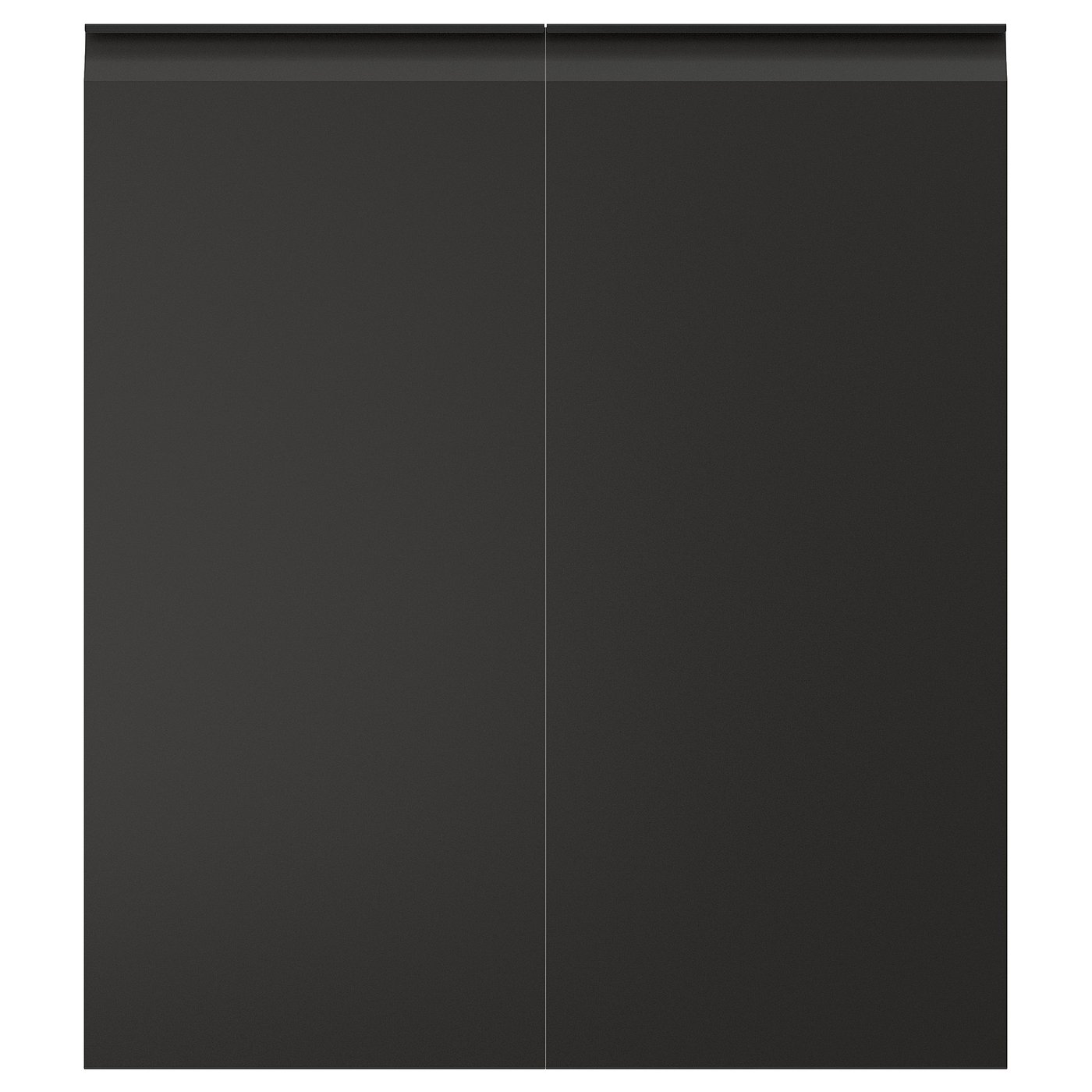 UPPLÖV 2-p door/corner base cabinet set, left-handed/matte anthracite ...