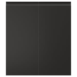 UPPLÖV matte anthracite fronts - IKEA