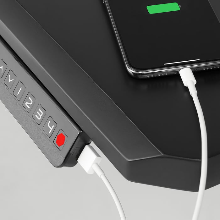 UPPSPEL gaming desk, black, 707/8x311/2" - IKEA