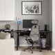 UTESPELARE / STYRSPEL gaming desk and chair, black/gray - IKEA