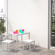 UTTER children's table, indoor/outdoor/white - IKEA