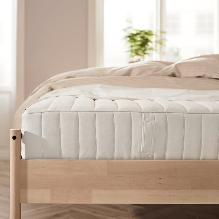 VALEVÅG pocket spring mattress, firm/white, Full - IKEA