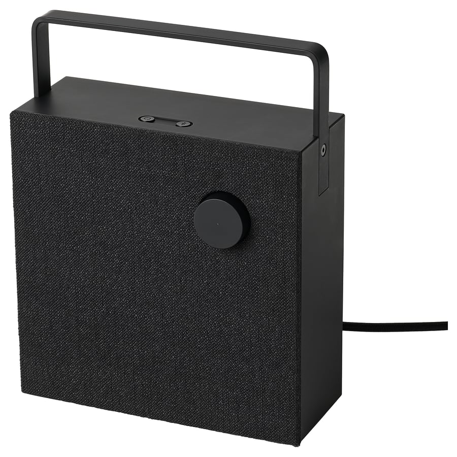VAPPEBY front for bluetooth speaker, black, 8x8" - IKEA