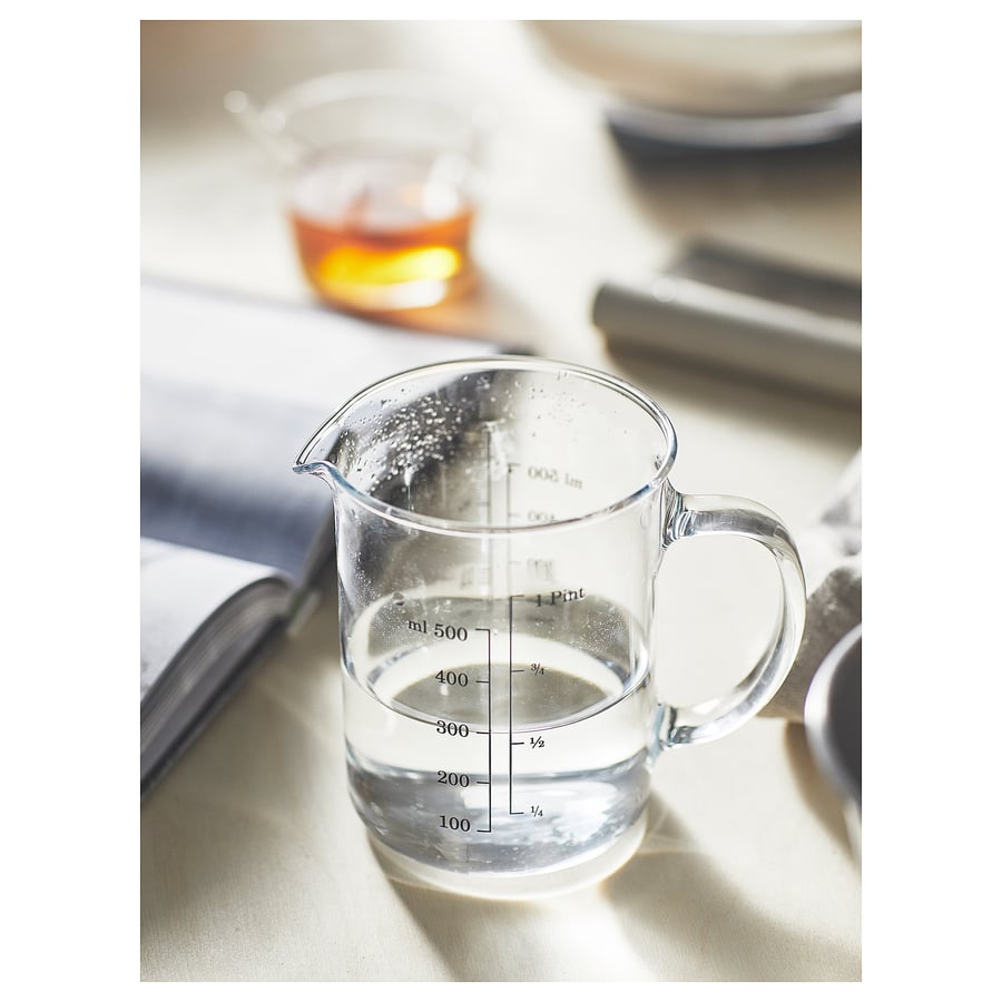 VARDAGEN measuring cup, glass, 17 oz - IKEA