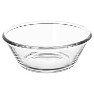 VARDAGEN Serving bowl, clear glass - IKEA