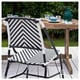 VASSHOLMEN chair, in/outdoor, black/white - IKEA
