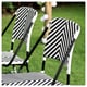 VASSHOLMEN chair, in/outdoor, black/white - IKEA