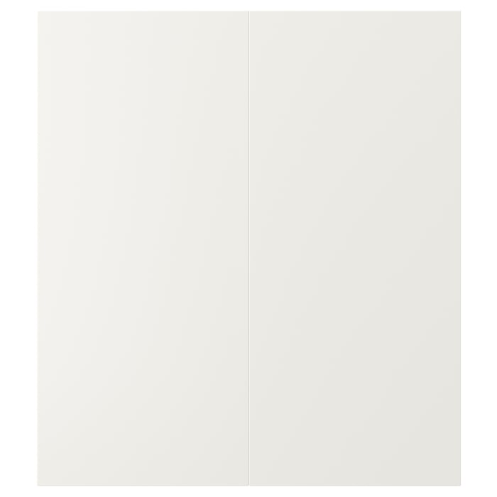Sleek White Kitchen Cabinets - VEDDINGE Series - IKEA