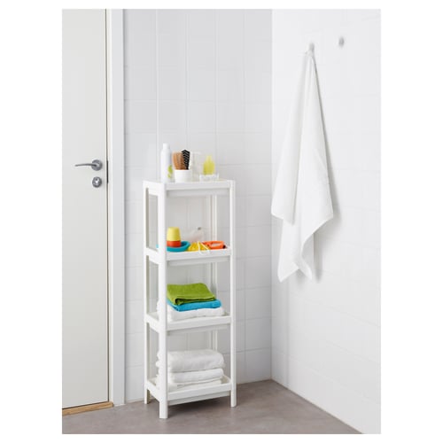 VESKEN Shelf unit, white, 14 1/8x9x39 3/8" - IKEA