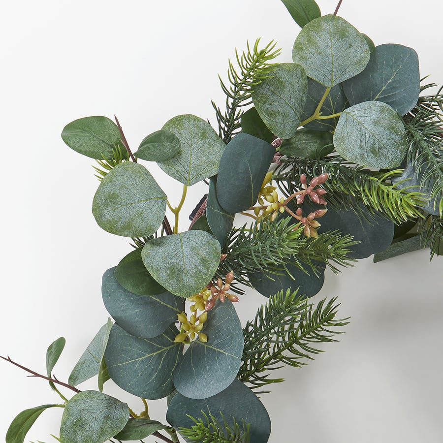 VINTERFINT Artificial Eucalyptus Christmas Wreath - IKEA