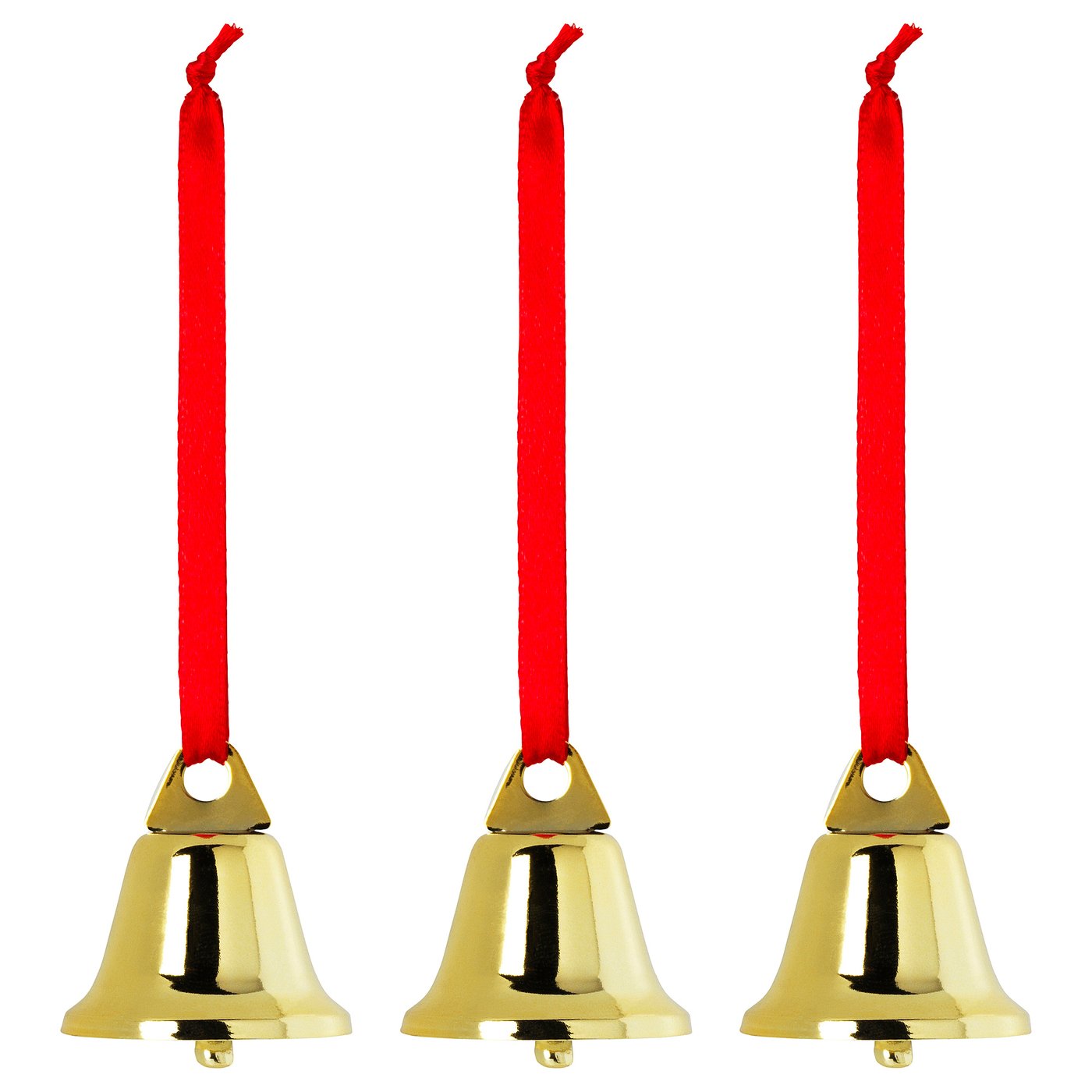 Gold Christmas Bells
