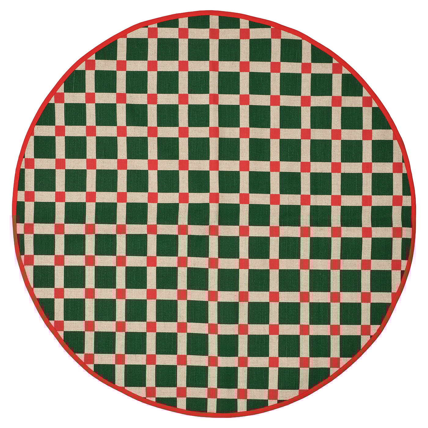 VINTERFINT Check Pattern Christmas Tree Skirt - IKEA
