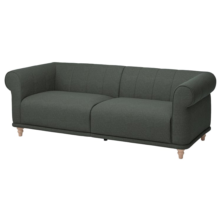 VISKAFORS sofa, Lejde/gray/green birch - IKEA